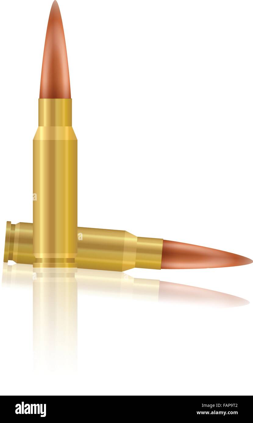 Bullets on a black background. Vector illustration Stock Vector Image ...