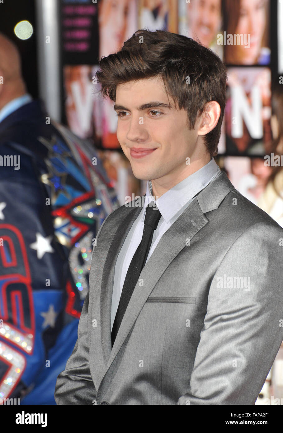 LOS ANGELES, CA - FEBRUARY 8, 2010: Carter Jenkins at the world ...