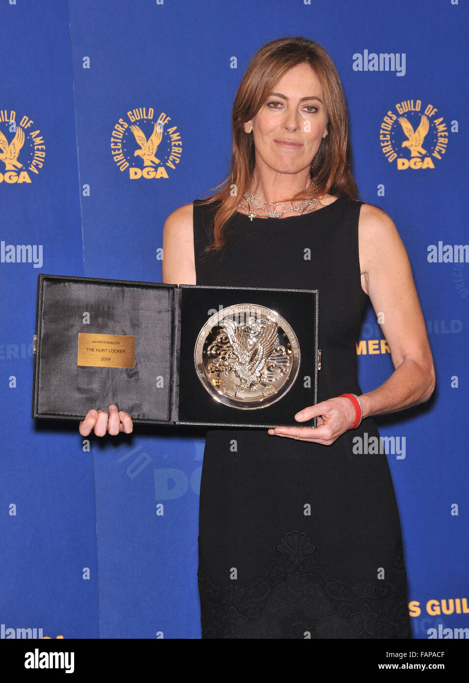 LOS ANGELES, CA - JANUARY 30, 2010: Director Kathryn Bigelow at the ...