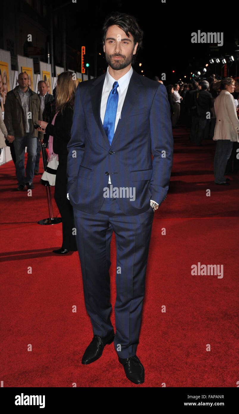 LOS ANGELES, CA - JANUARY 27, 2010: Luca Calvani at the world premiere ...
