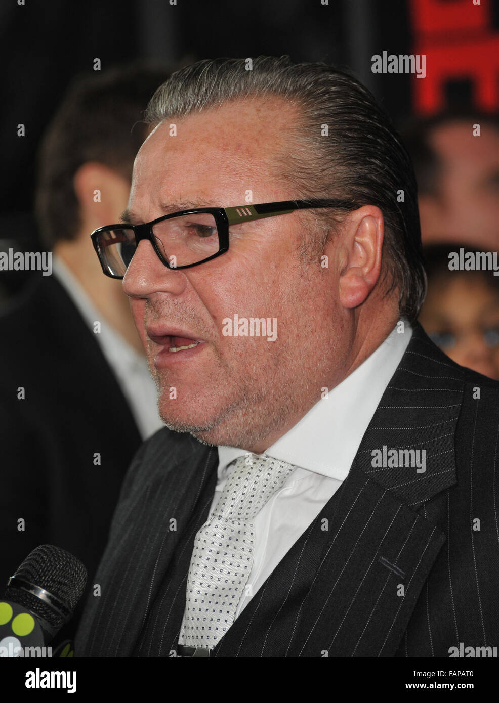 LOS ANGELES, CA - JANUARY 26, 2010: Ray Winstone at the Los Angeles ...