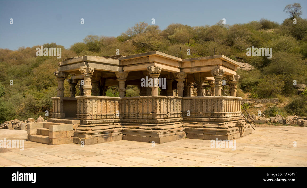 Bateshwar temple ruins Stock Photo - Alamy
