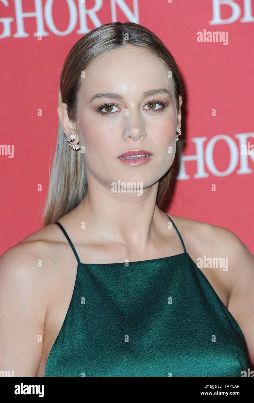 Brie larson 2016 palm springs hi-res stock photography and images - Alamy