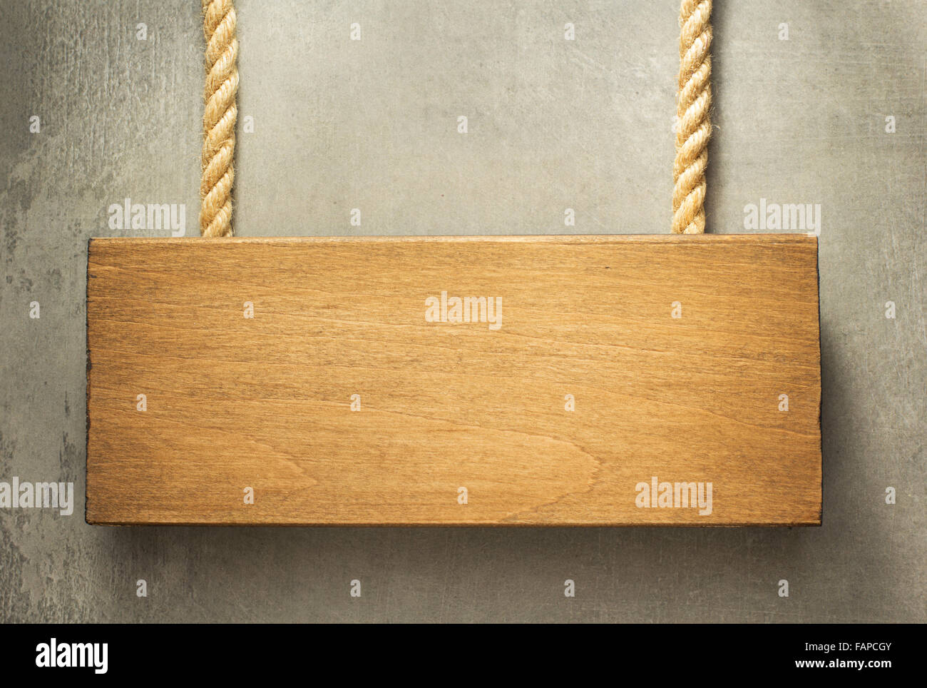 hanging signboard board at wall Stock Photo - Alamy