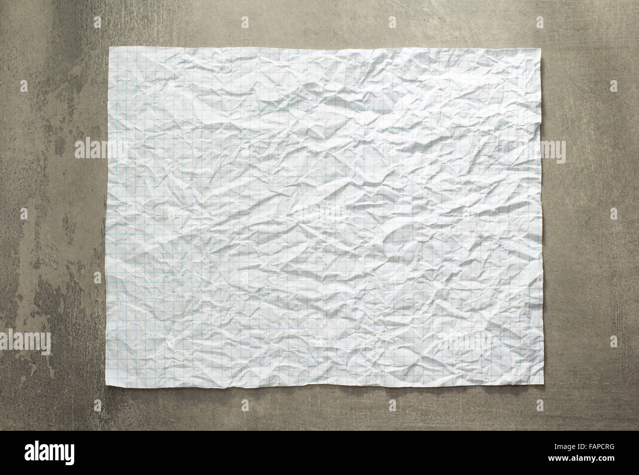 wrinkled paper at wall background Stock Photo - Alamy