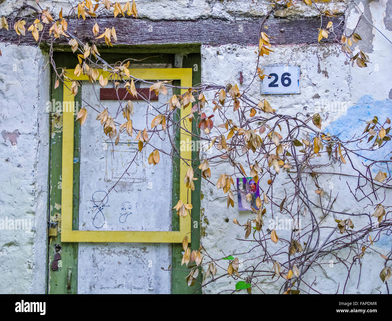 Street scenes in the historic hill town of Calcata, Italy Stock Photo ...