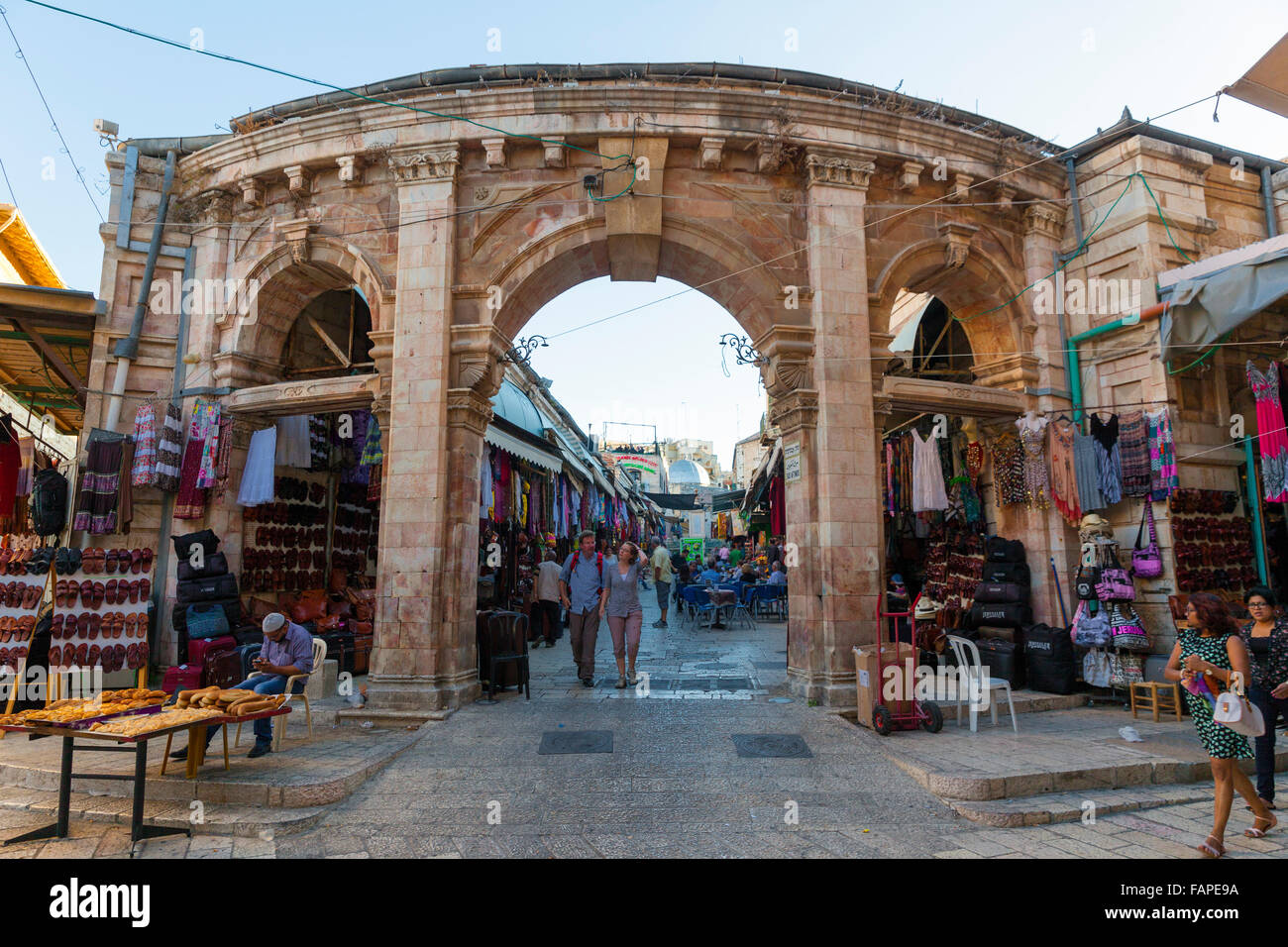 Jerusalem old market Stock Photo - Alamy