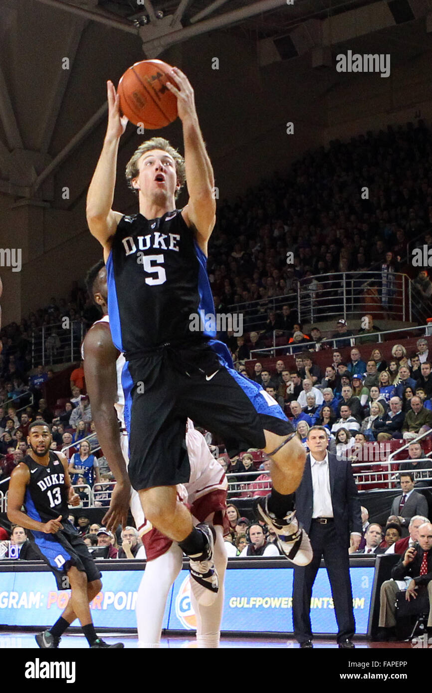 Conte Forum. 2nd Jan, 2016. MA, USA; Duke Blue Devils guard Luke ...