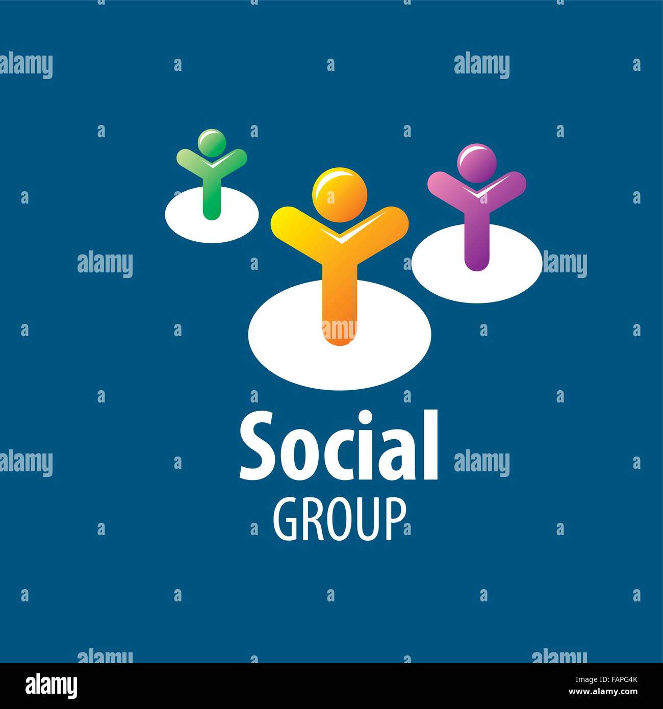 Social Group logo Stock Vector Image & Art - Alamy