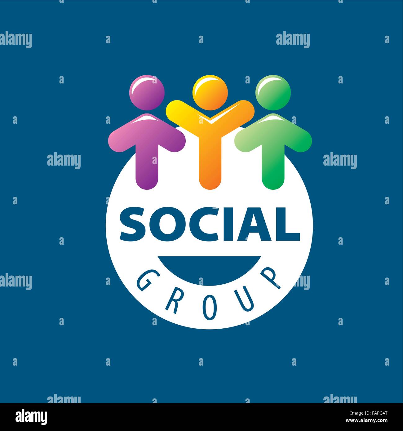 Social Group logo Stock Vector Image & Art - Alamy