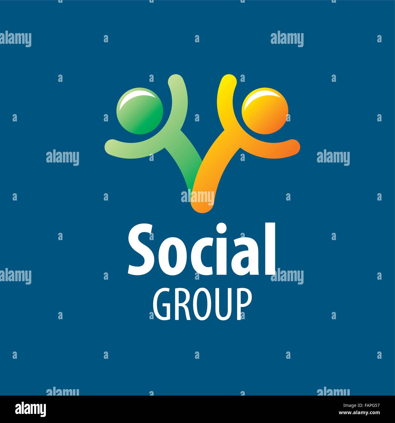 Social Group logo Stock Vector Image & Art - Alamy