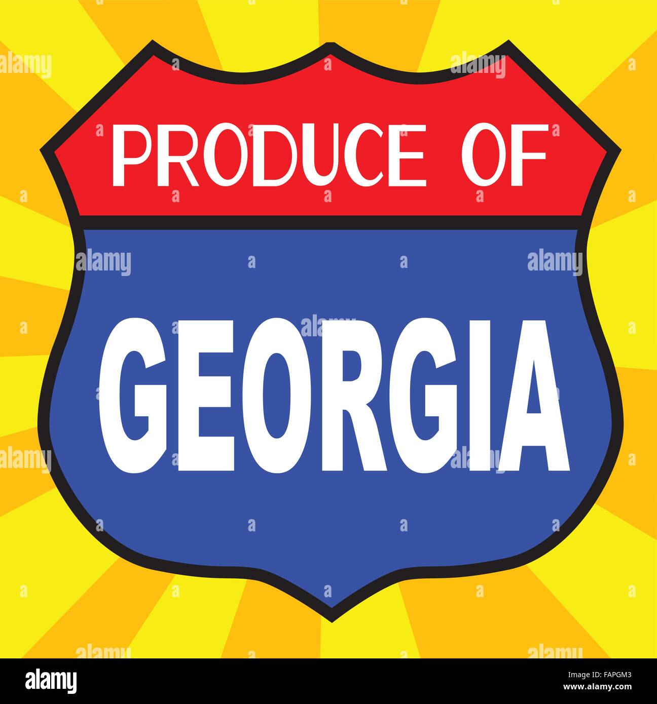 Georgia drawing Stock Vector Images - Alamy
