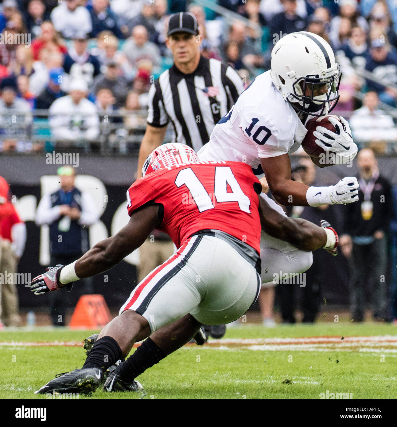 Jacksonville FL, USA. 2nd Jan, 2016. Georgia Bulldogs cornerback Malkom ...
