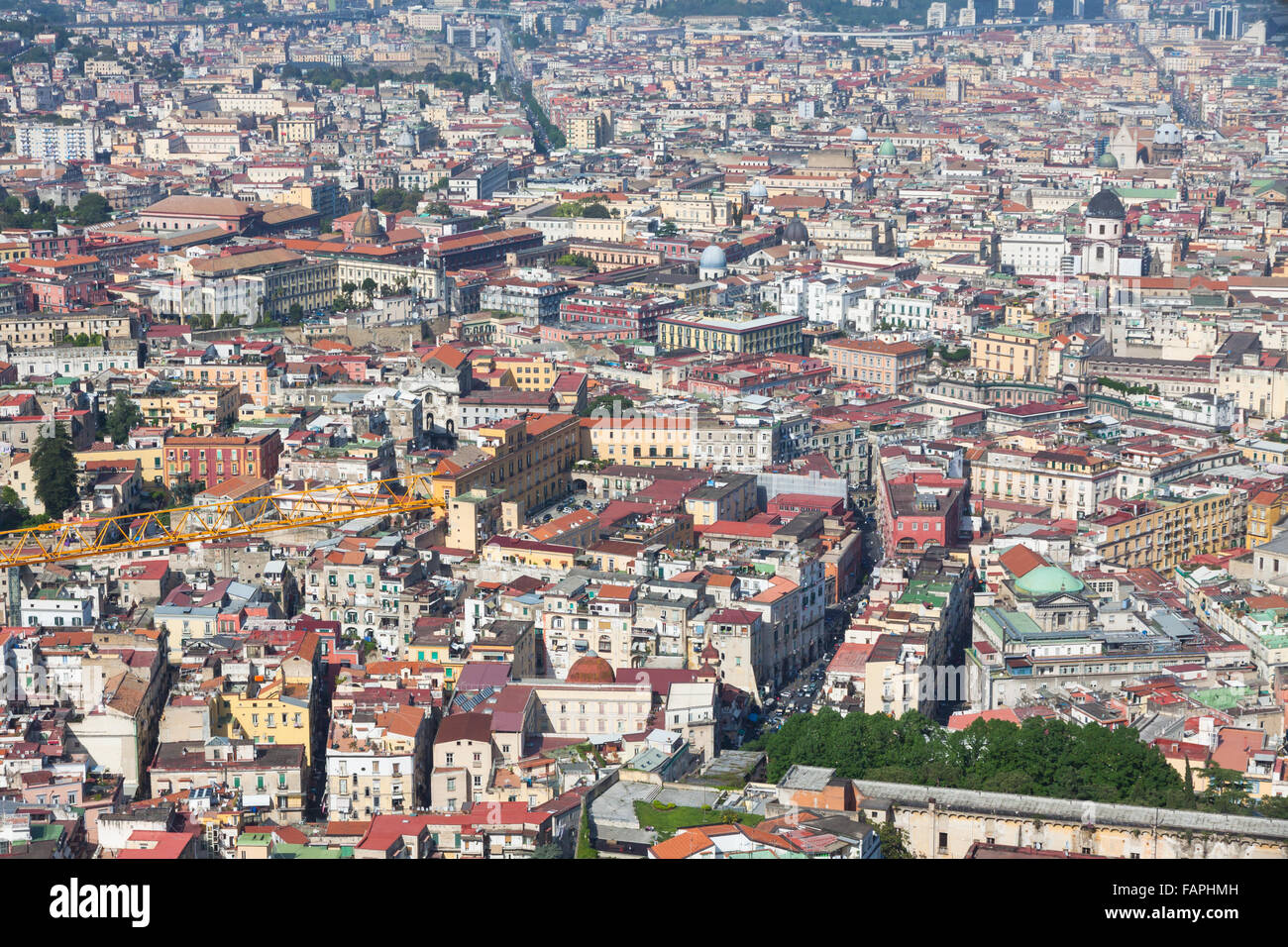 Aerial view naples castle hi-res stock photography and images - Alamy