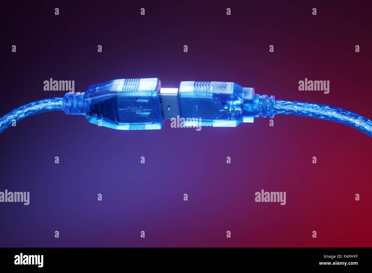 Connected with cable hi-res stock photography and images - Alamy