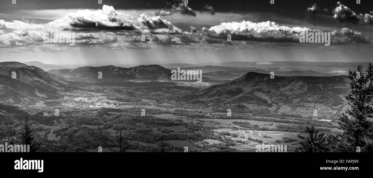 Lysa hora panorama sunset hi-res stock photography and images - Alamy
