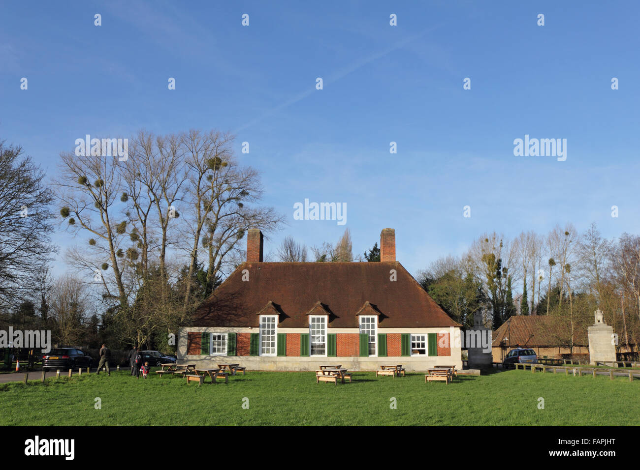 Runnymede England UK Stock Photo - Alamy