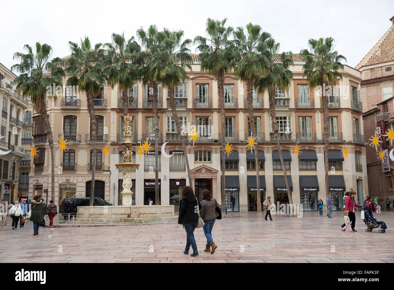 Nespresso store in the Plaza de la Constitución Malaga Spain Stock ...