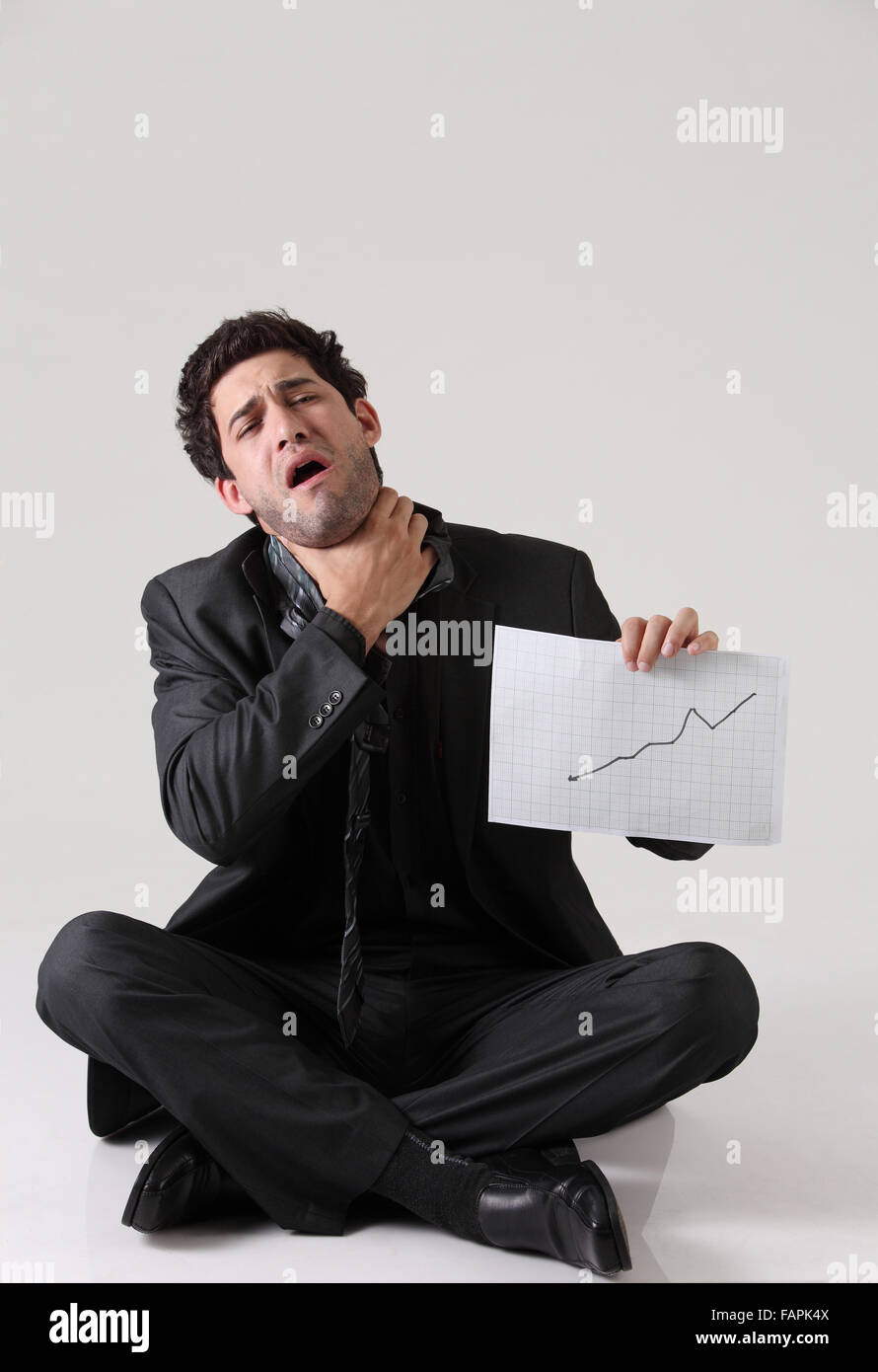 Downward graph hi-res stock photography and images - Alamy