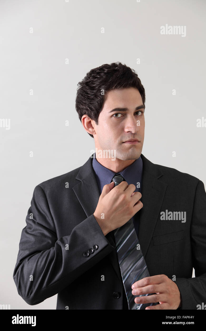 Portrait of man in suit Stock Photo - Alamy