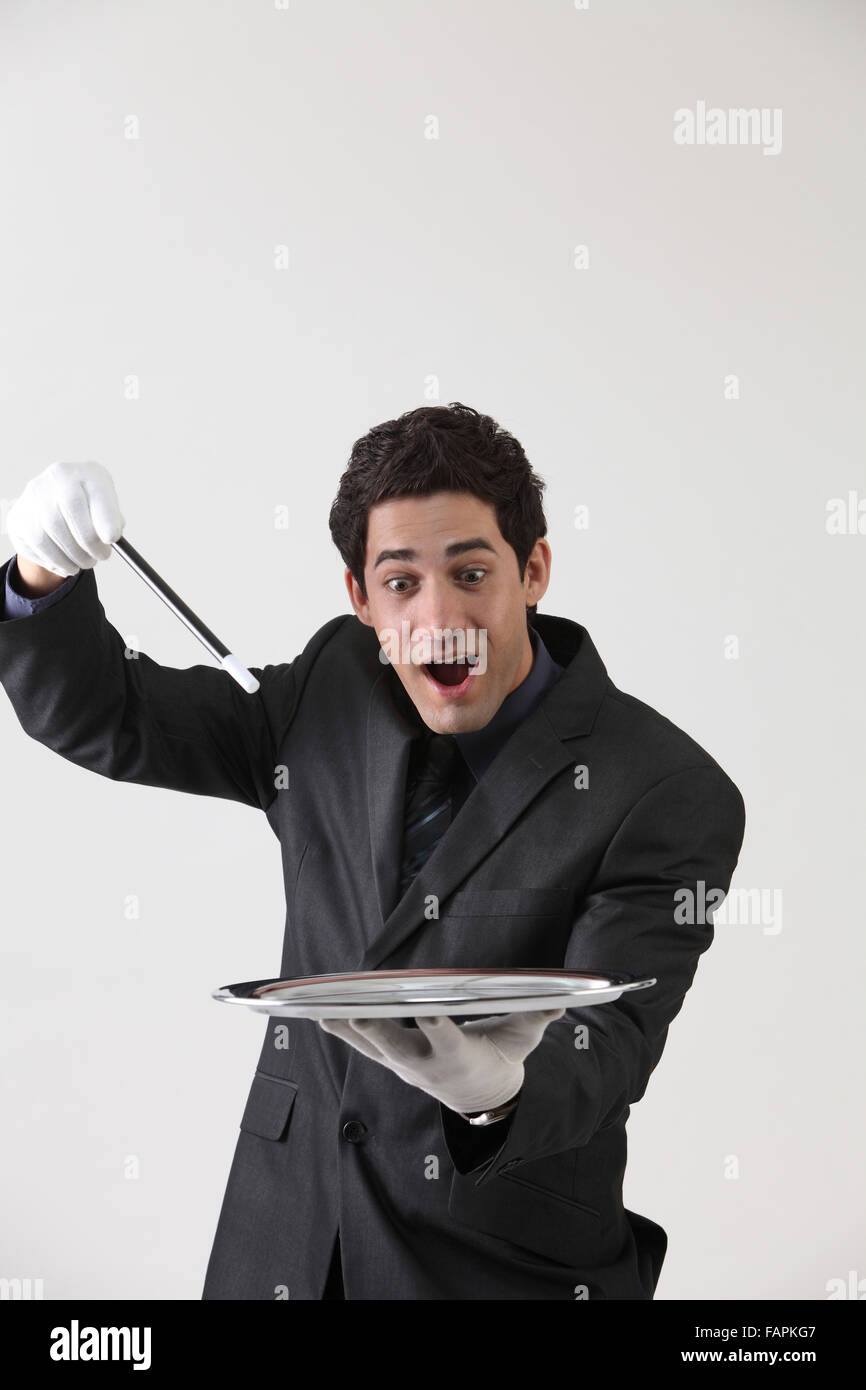 Businessman magic wand hi-res stock photography and images - Alamy