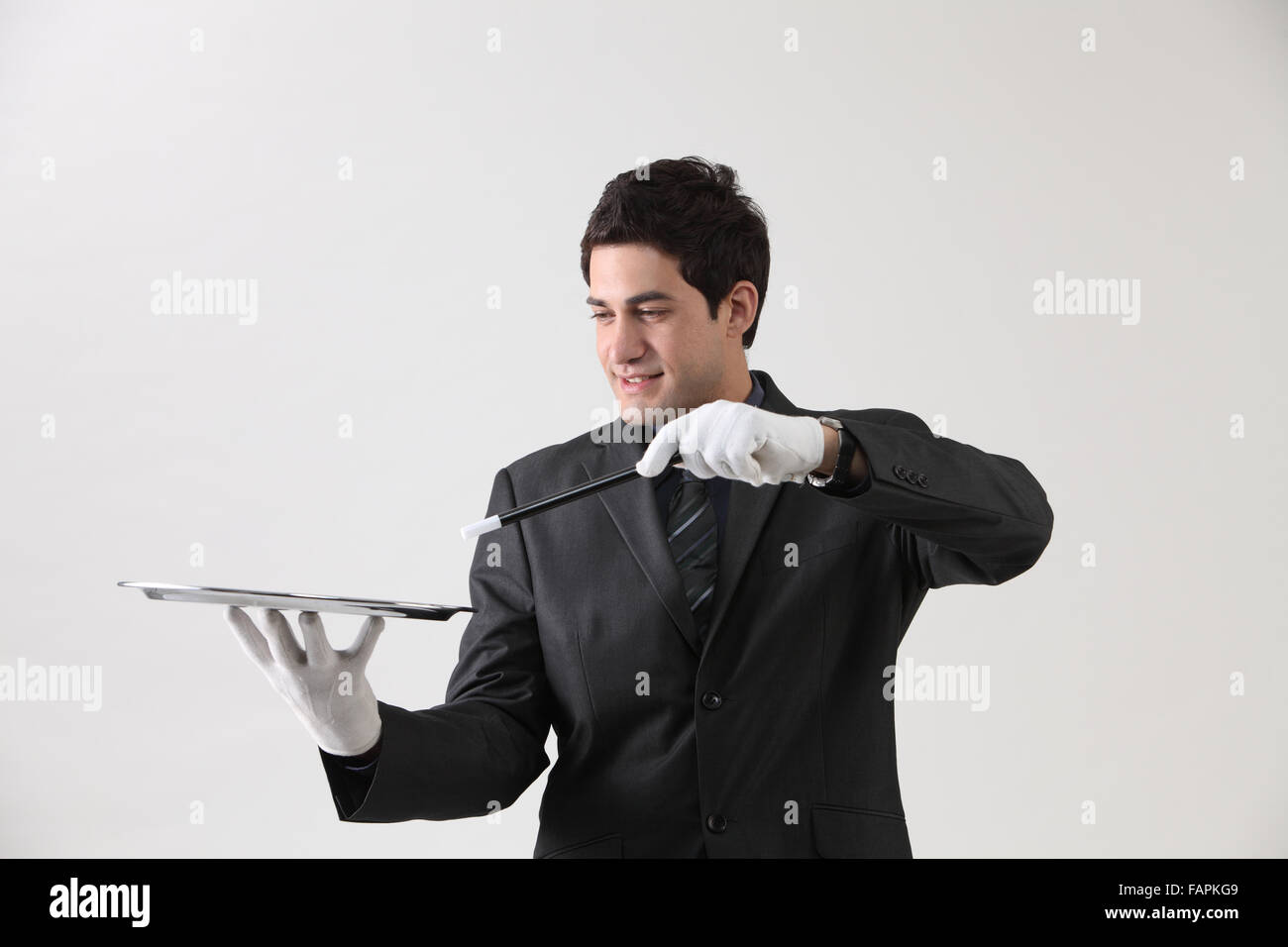 Magic wand business man hi-res stock photography and images - Alamy