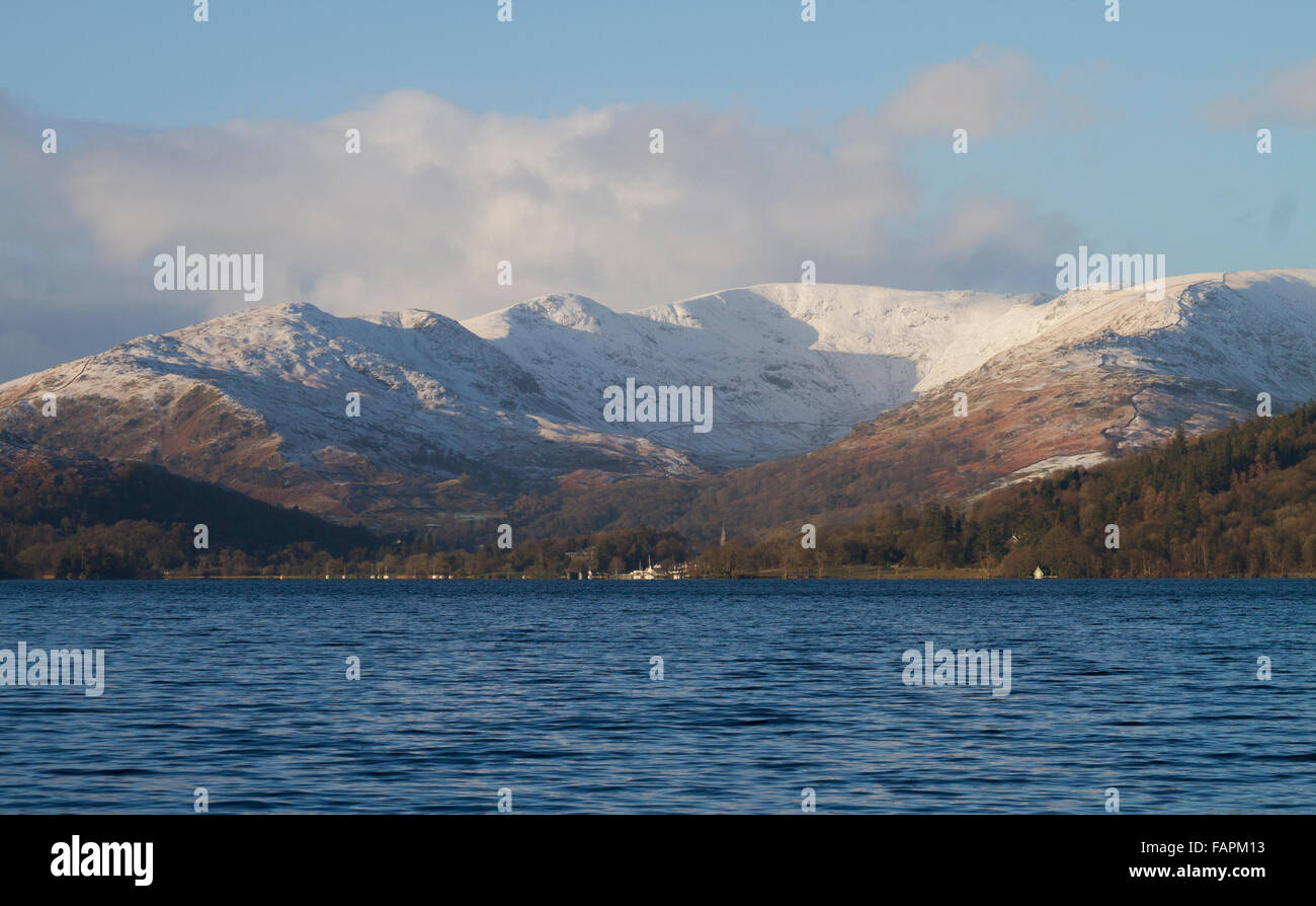 Windermere in winter Stock Photo - Alamy