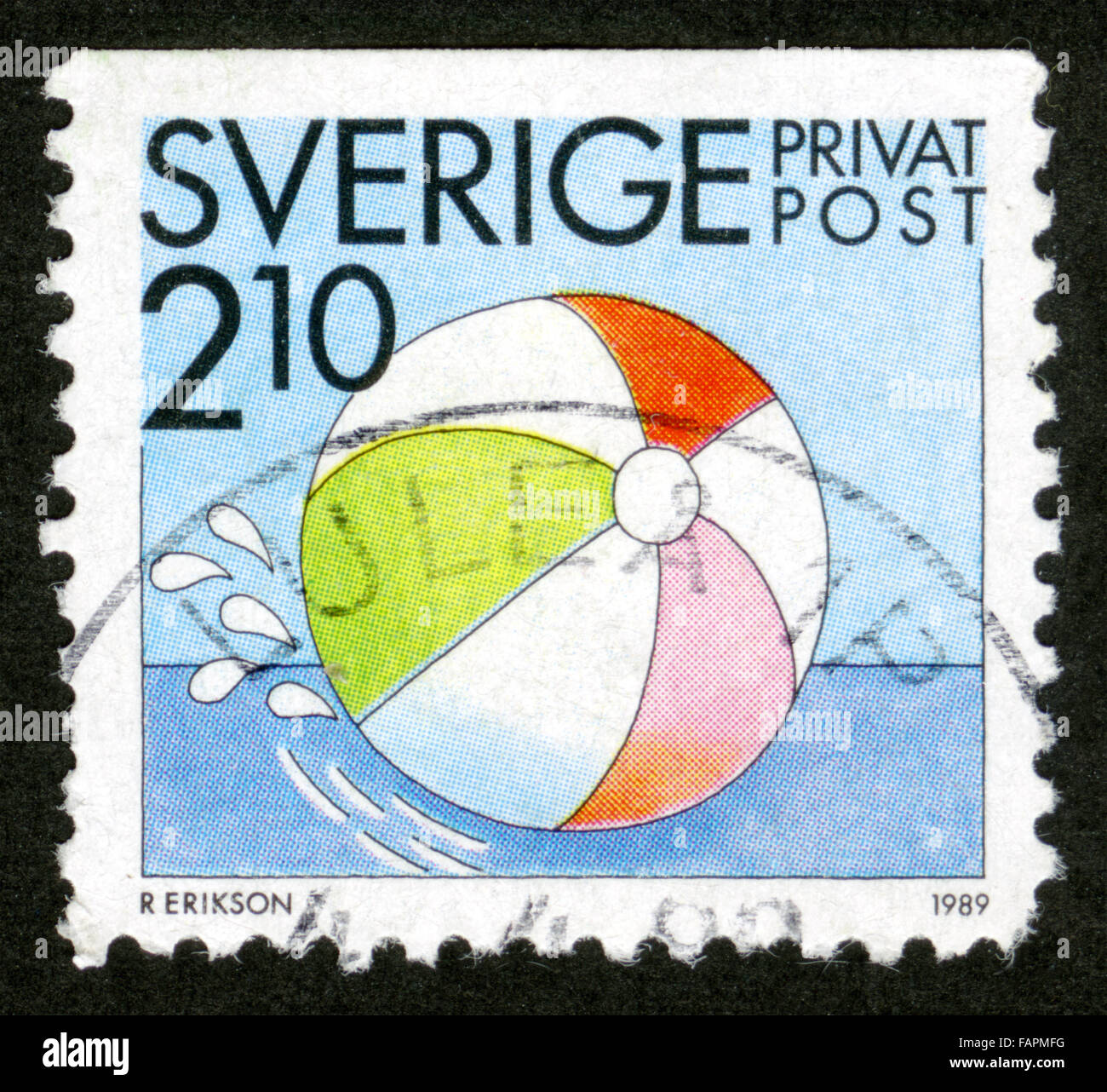 Stamp sweden post postage hi-res stock photography and images - Alamy
