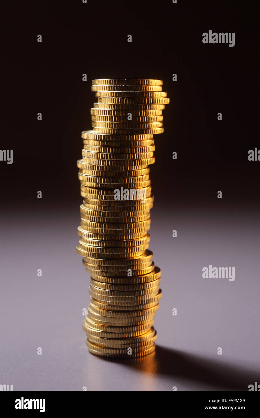 stack of the gold coins Stock Photo - Alamy