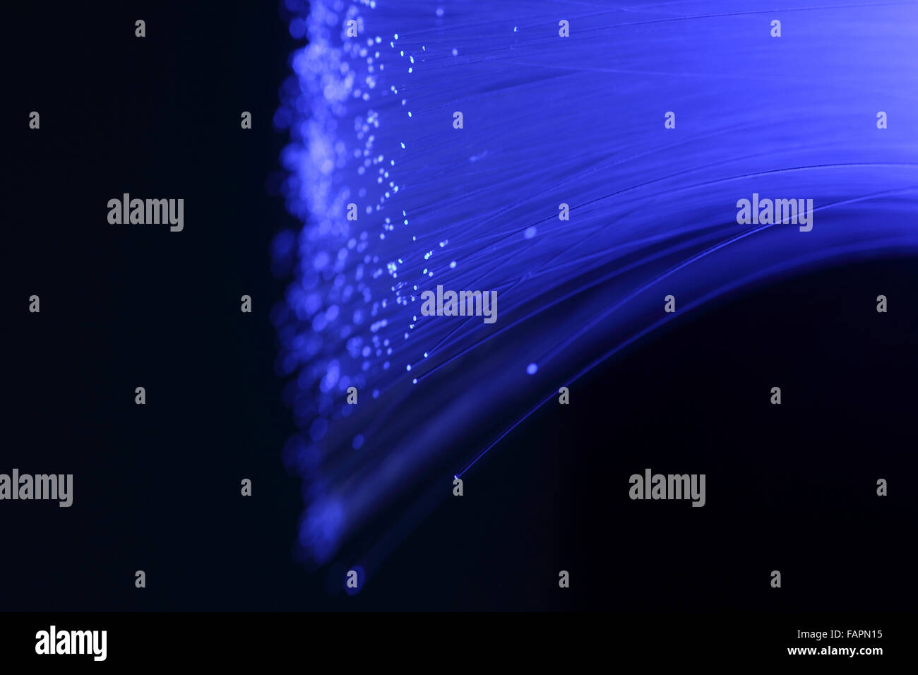 close up of bundle of fiber optic Stock Photo - Alamy