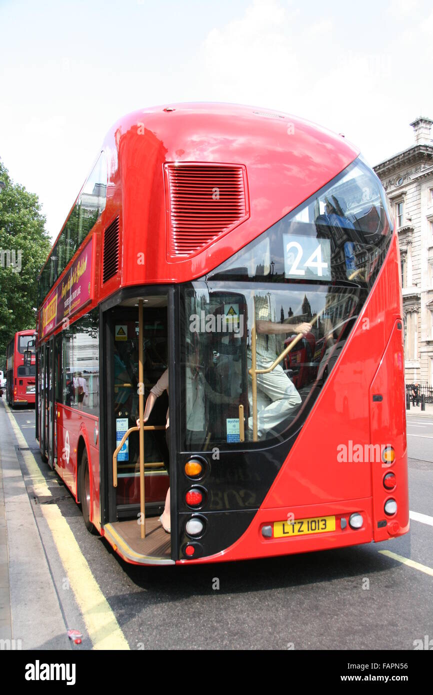 Red new routemaster london bus hi-res stock photography and images - Alamy