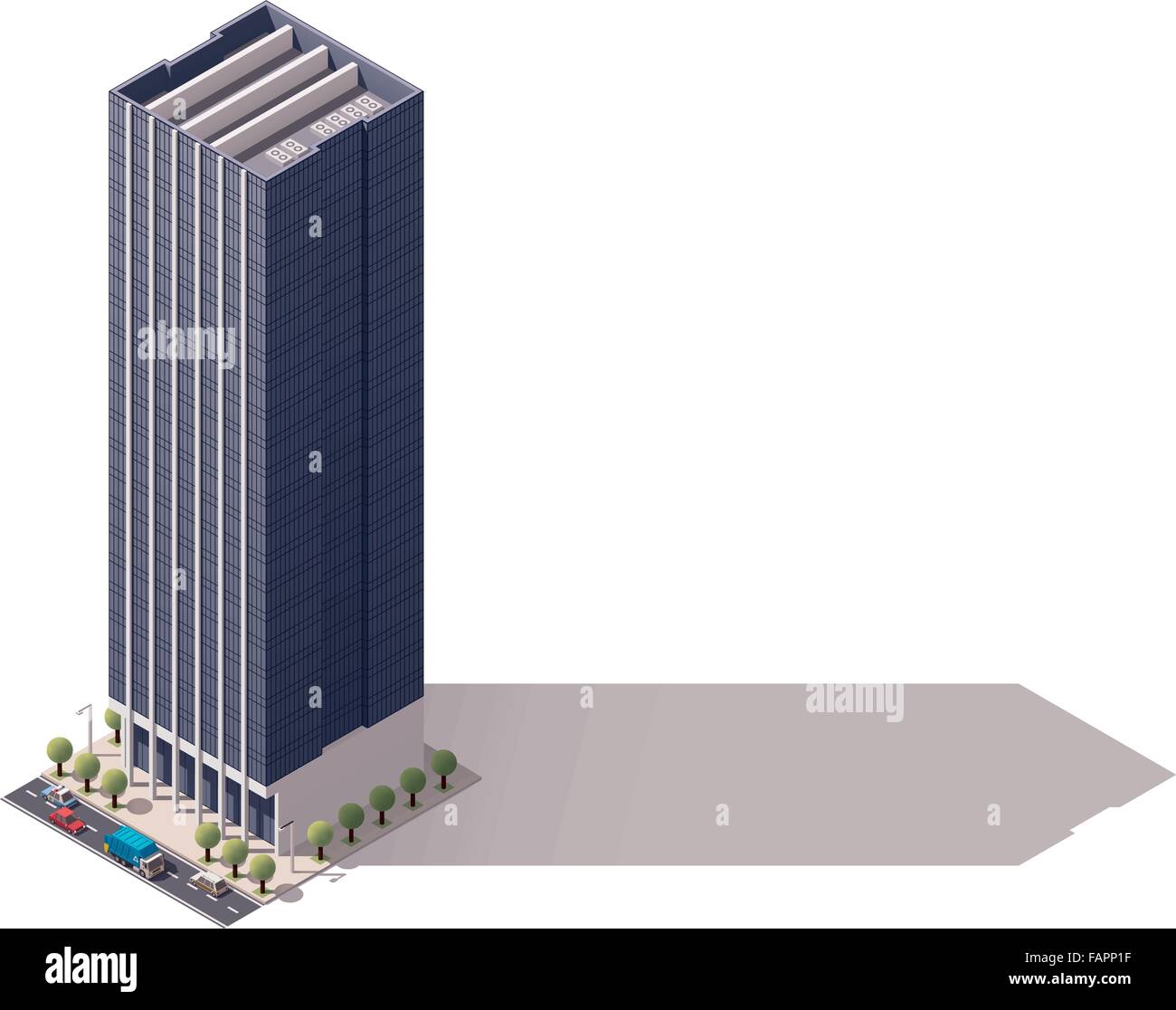 Vector isometric building Stock Vector Image & Art - Alamy