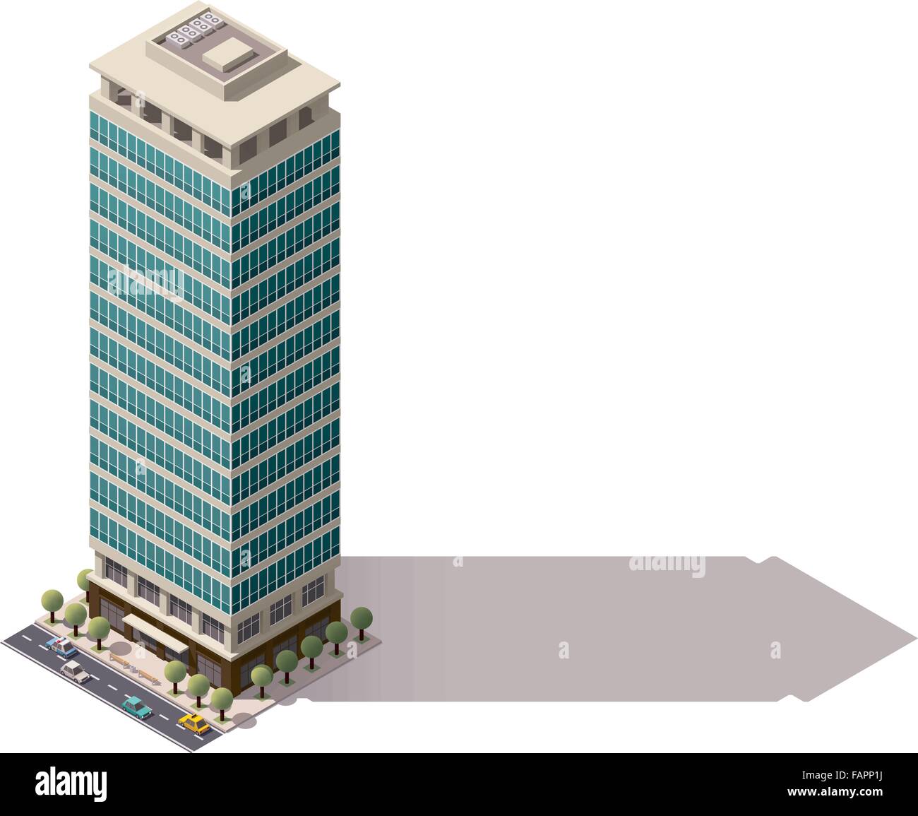 Vector isometric building Stock Vector Image & Art - Alamy
