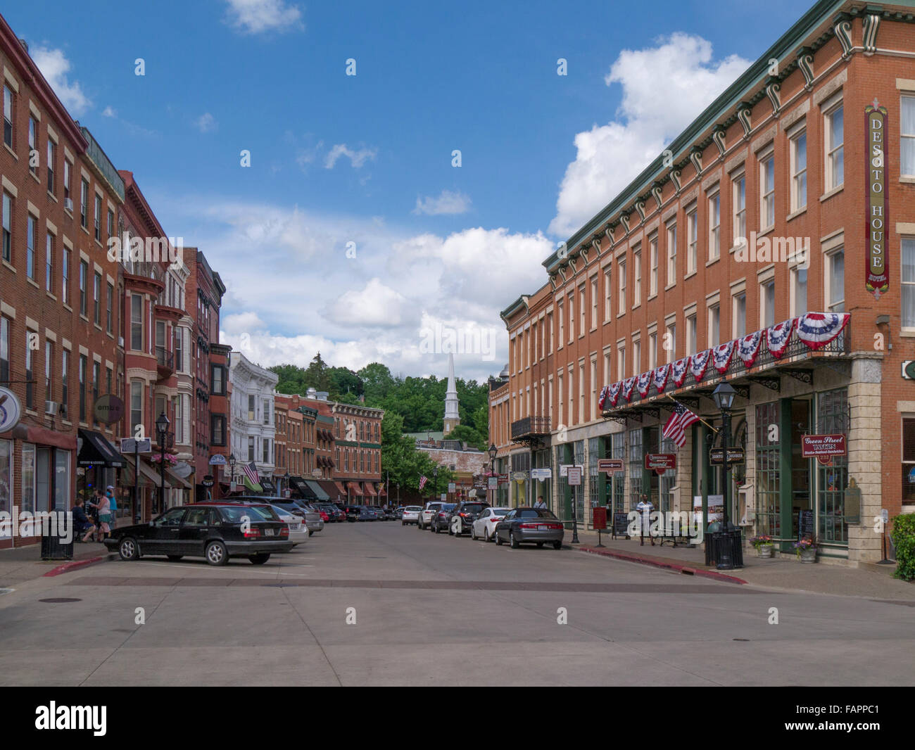 Main Street in Historic District of Galena Illinois listed on the ...