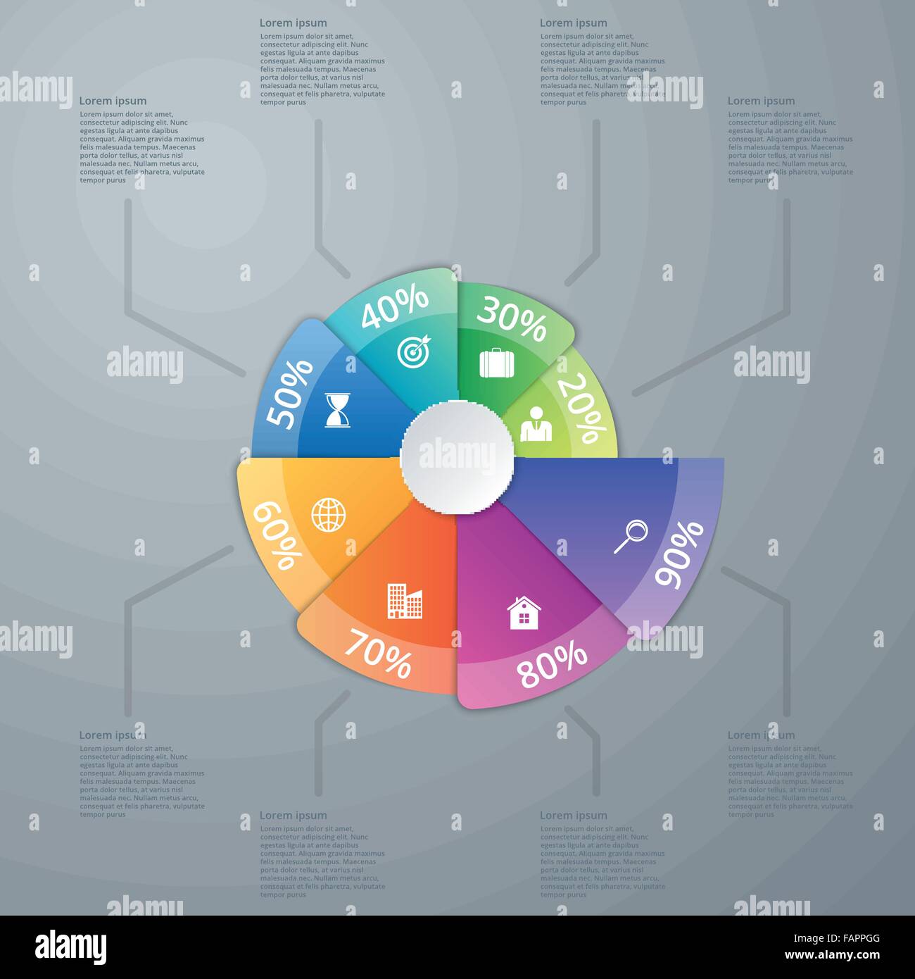 Vector illustration infographics eight options Stock Vector Image & Art ...