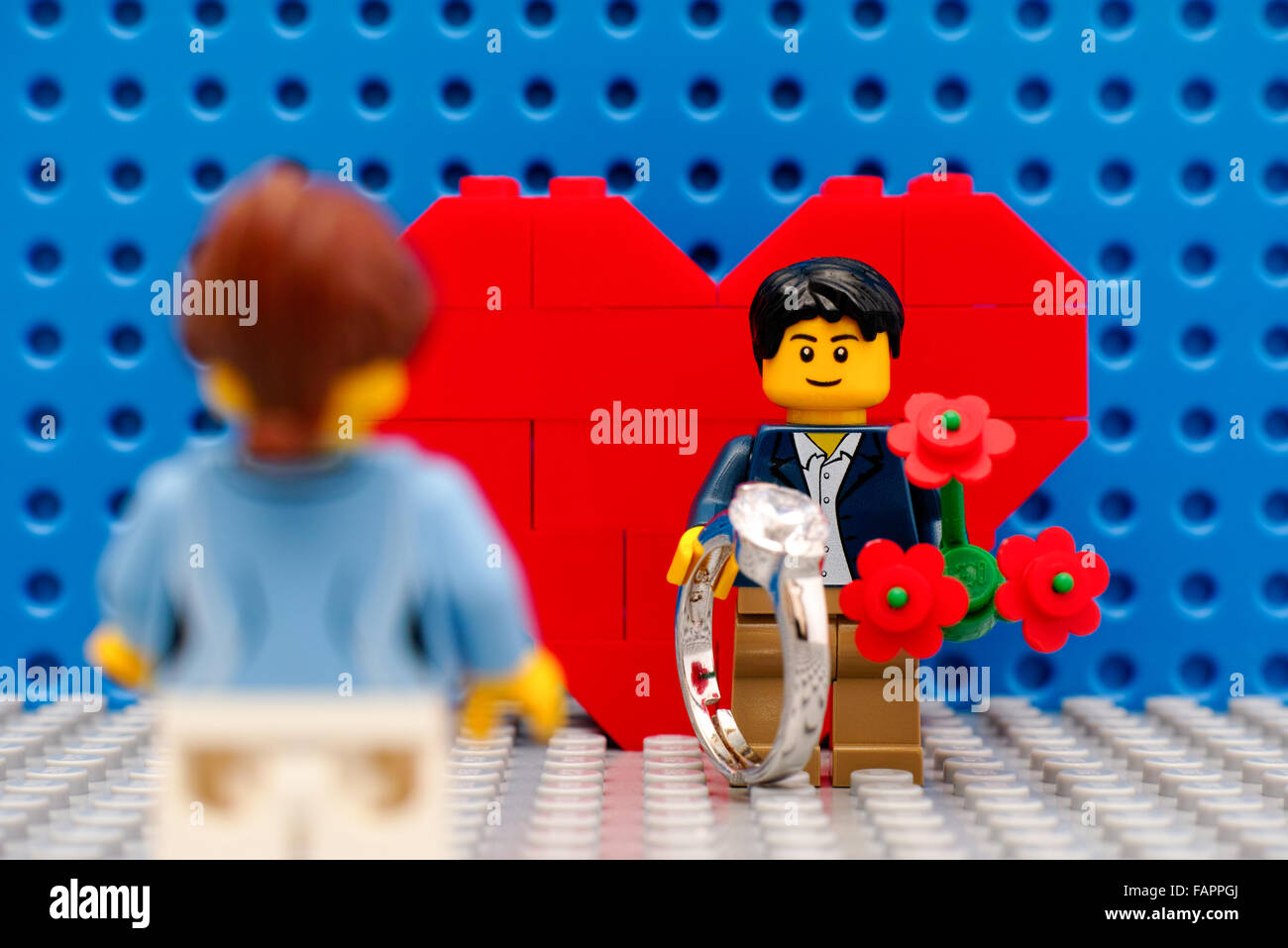 Lego married couple hi-res stock photography and images - Alamy