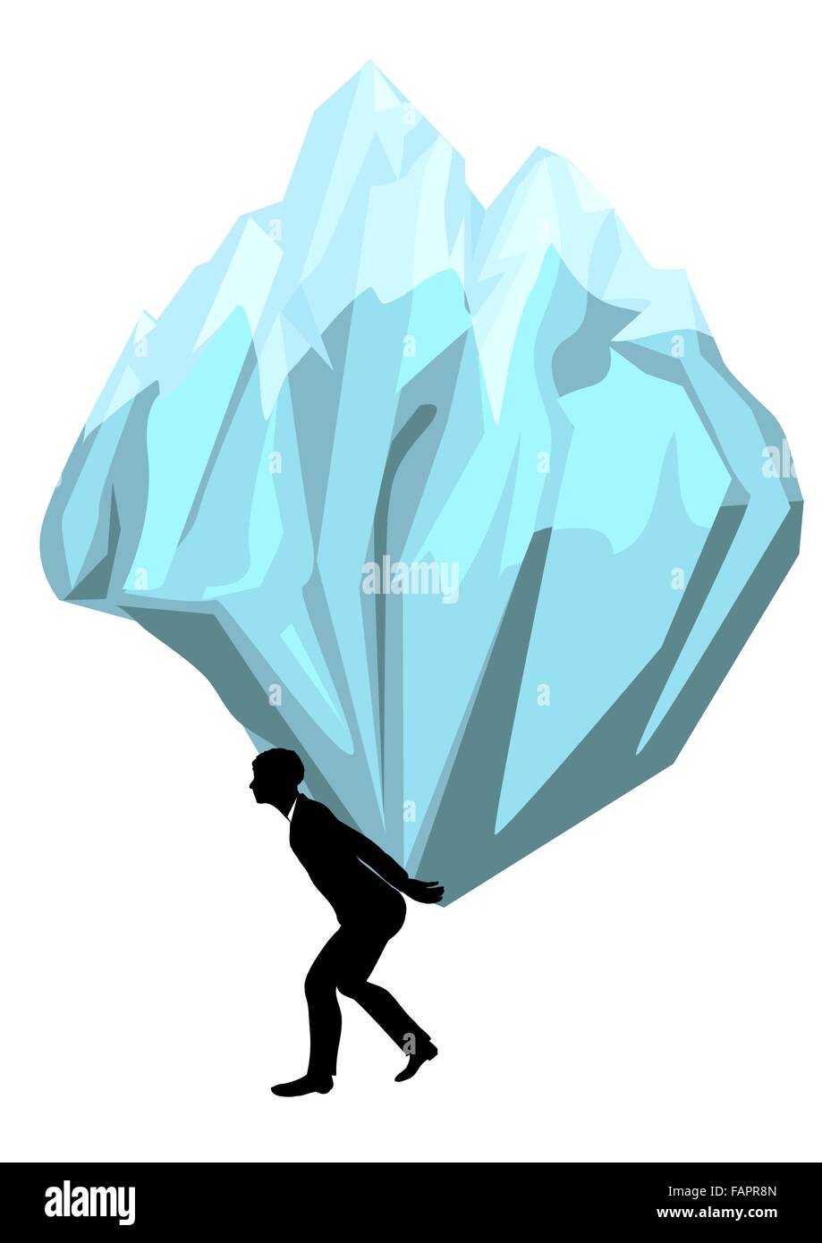 Man carrying heavy rock hi-res stock photography and images - Alamy