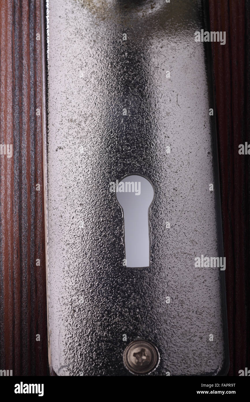stock image of the key hole Stock Photo - Alamy