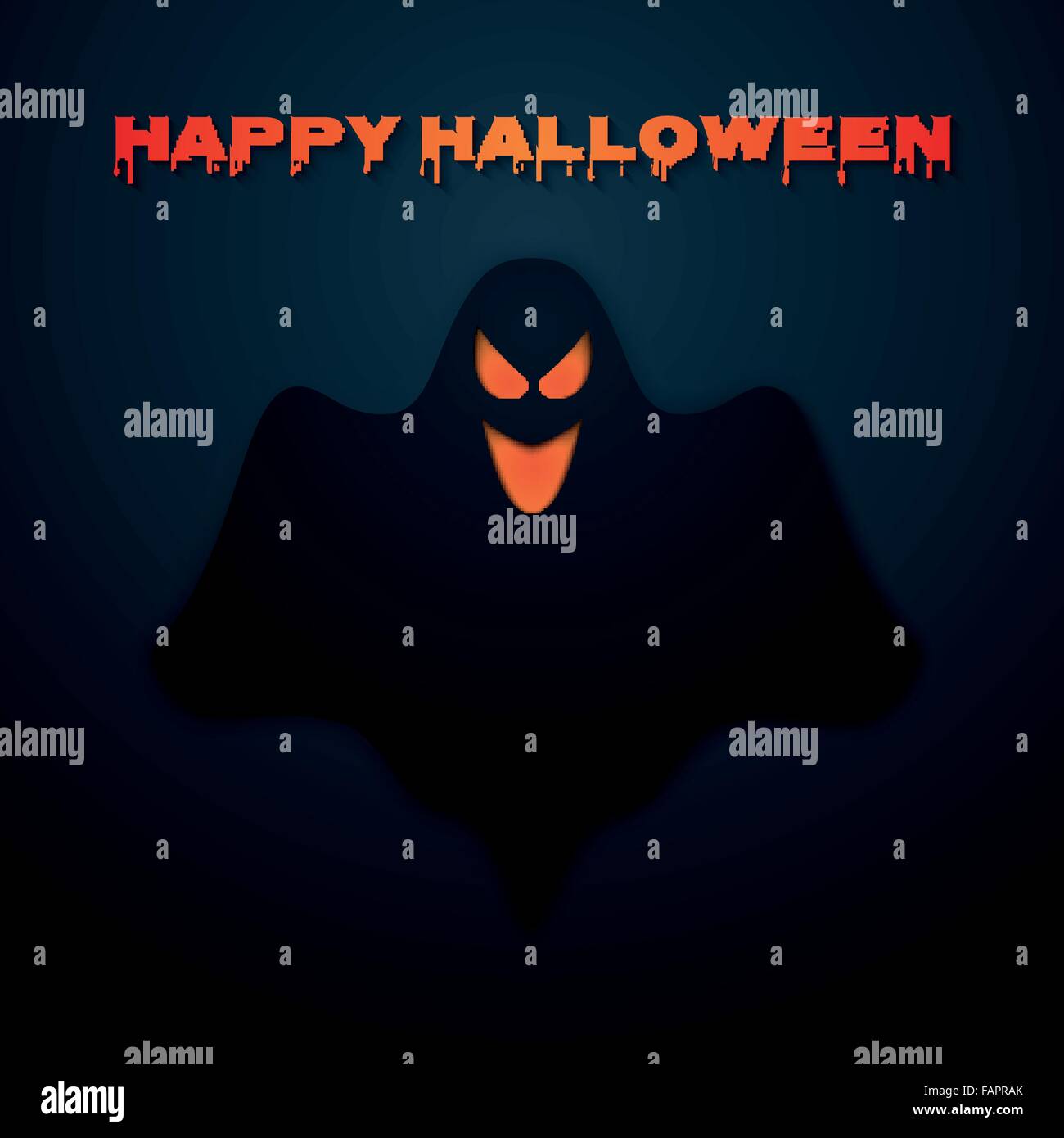 Stock Vector Happy Halloween. Ghost Stock Vector Image & Art - Alamy