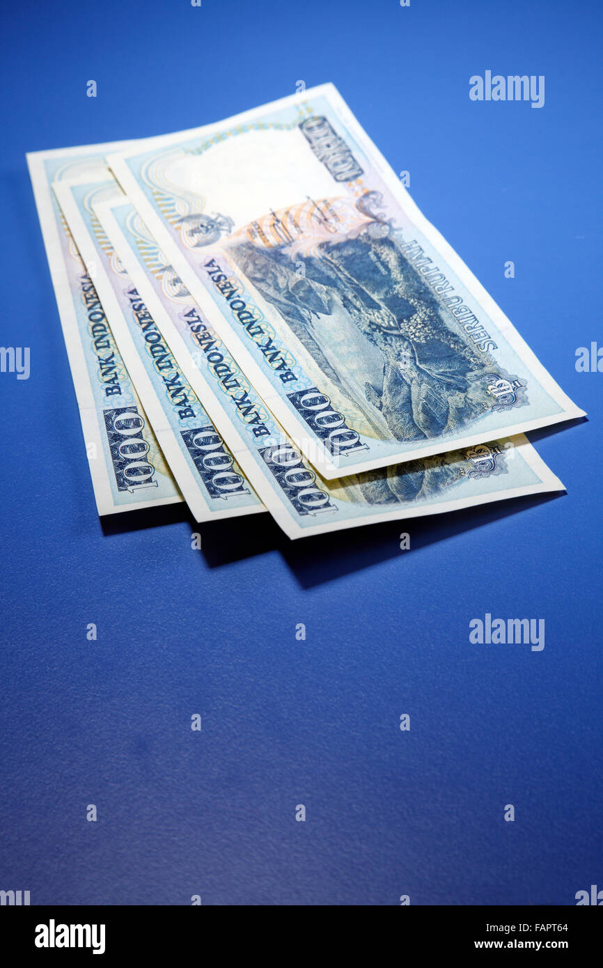 stock image of the bank note of indonesia Stock Photo - Alamy