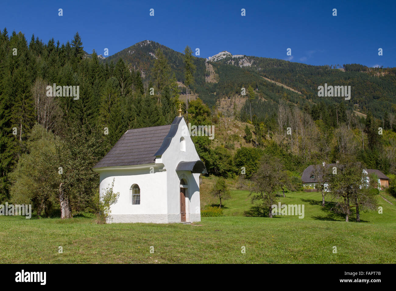 Chapel in Stodertal, Hinterstoder, Totes Gebirge, Upper Austria ...
