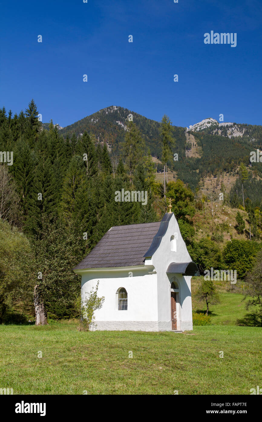 Chapel in Stodertal, Hinterstoder, Totes Gebirge, Upper Austria ...