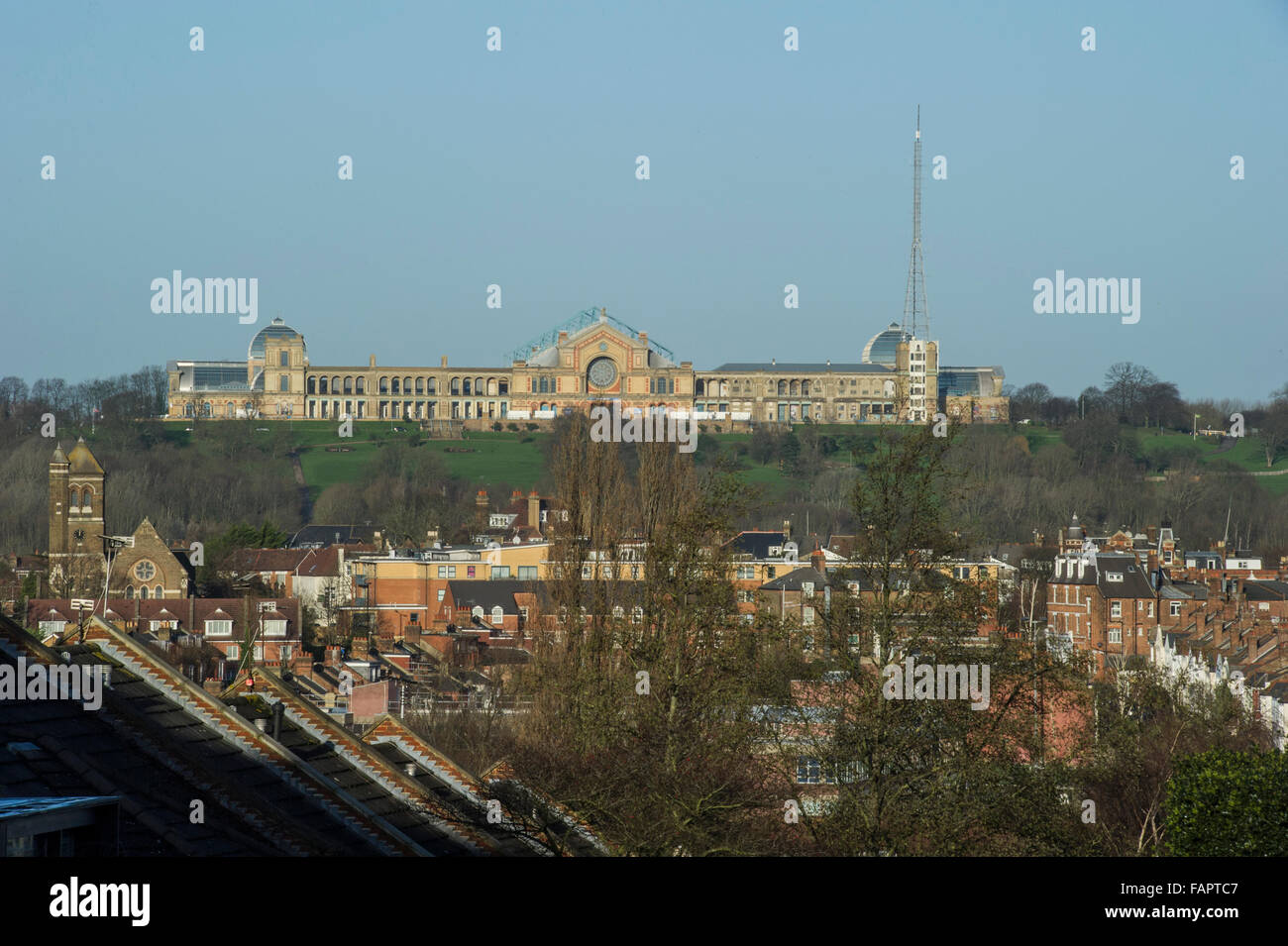 Aerial view of alexandra palace hi-res stock photography and images - Alamy