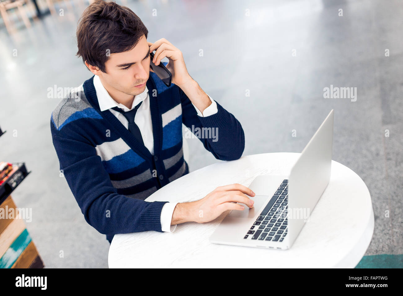 Work talking hi-res stock photography and images - Alamy