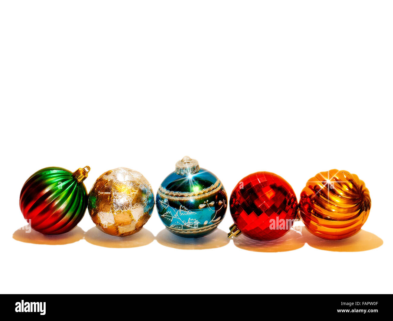 Christmas tree in detail Cut Out Stock Images & Pictures - Alamy