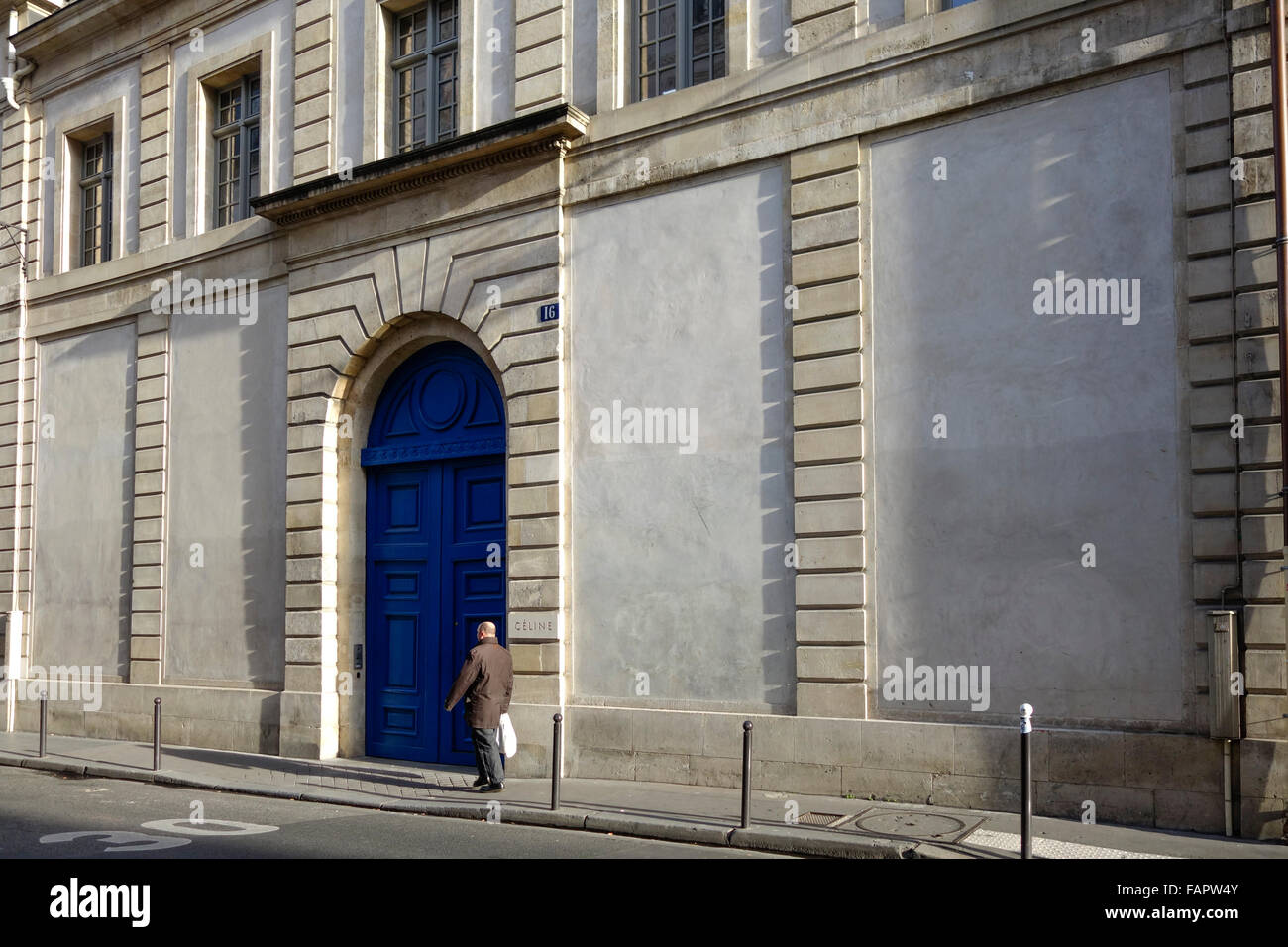 Designer brand Céline, building, headquarters in Paris, France Stock ...