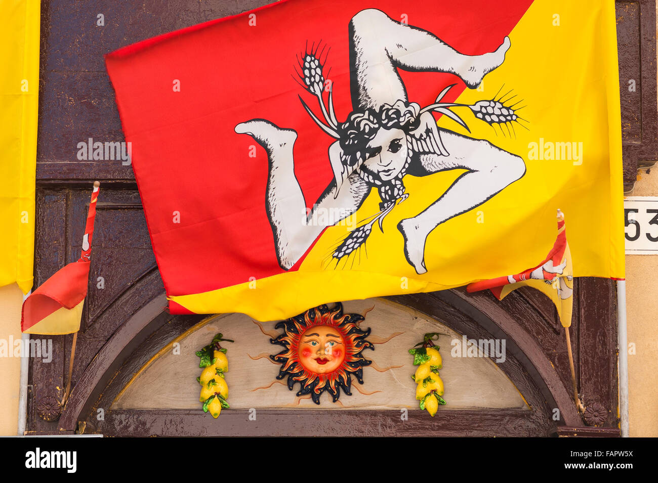 Sicilian Flag Stock Photos & Sicilian Flag Stock Images - Alamy