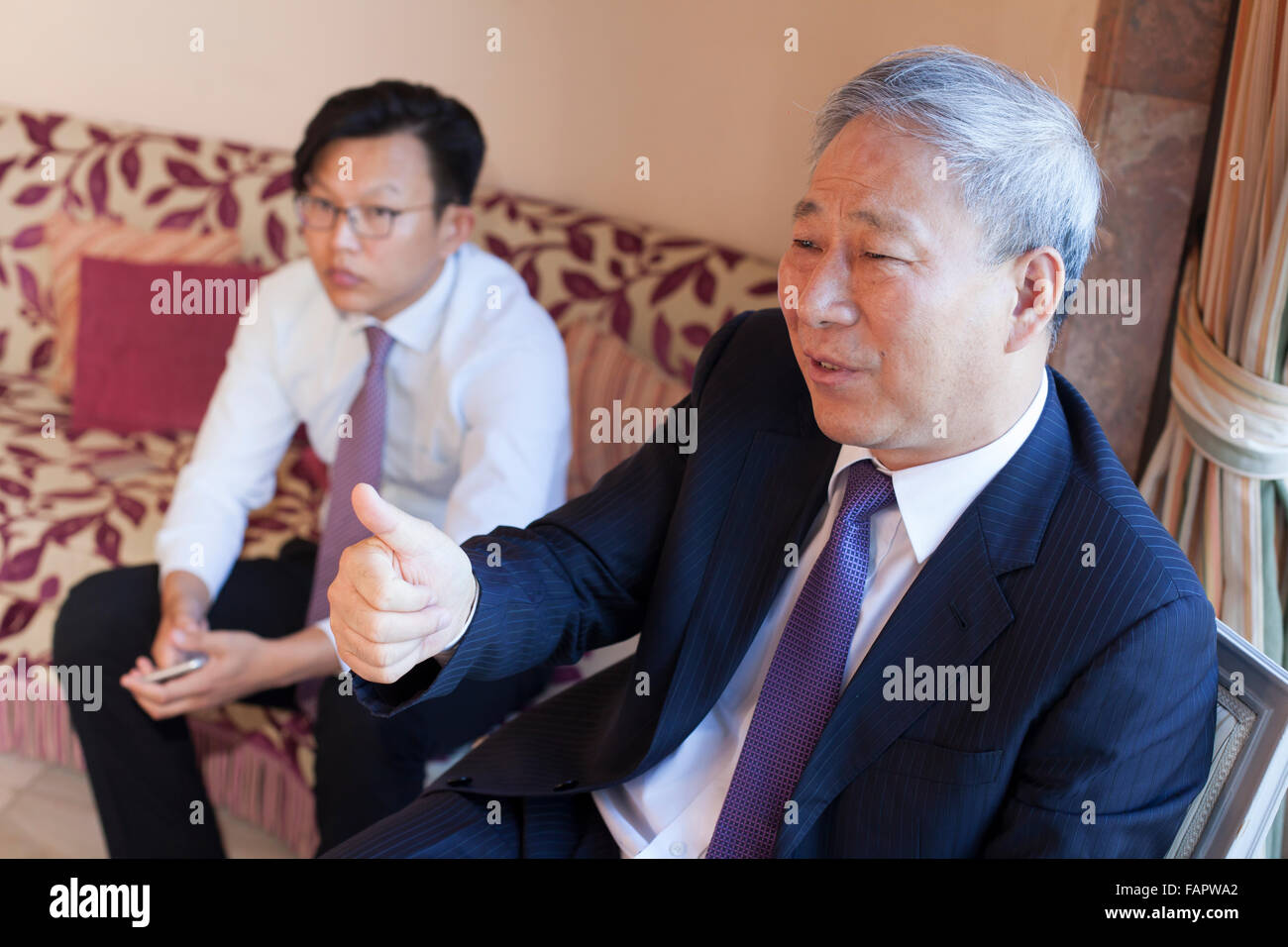 Group assistants hi-res stock photography and images - Alamy