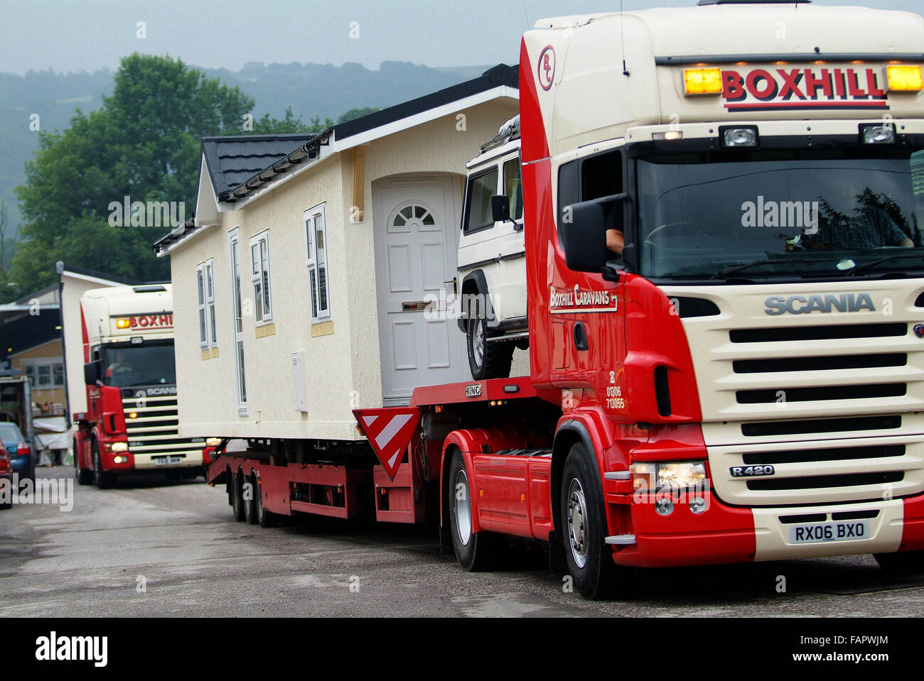 Wessex Homes prefabricate houses which are transported in 2 halves on ...