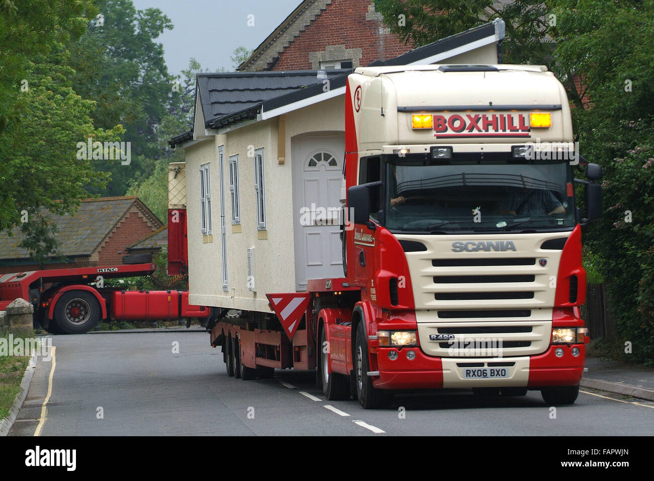 Wessex Homes prefabricate houses which are transported in 2 halves on ...